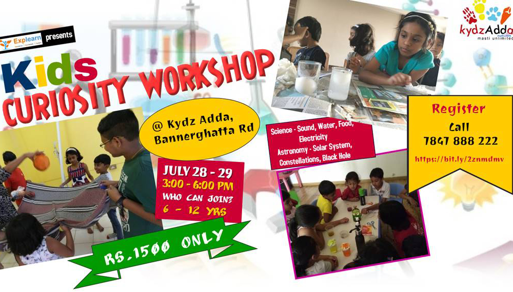 Kids Curiosity Workshop - Kydz Adda